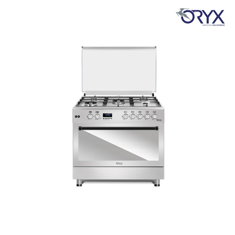 ORYX Free Standing Cooker 90x60 with 5 Gas Burners - 2 turbo cooling ...