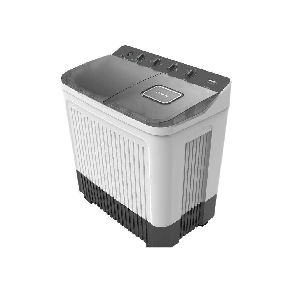 Hitachi Twin Tub Washing Machine 17kg – Mercury Grey Shop online in qatar